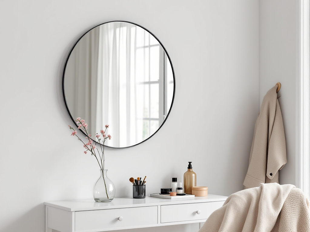 Elegantes Schwere Spiegel Aufhangen Bild