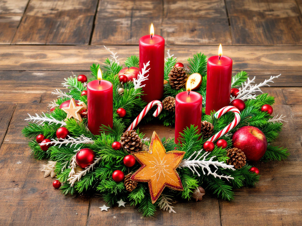 Adventskranz dekorieren » Ideen für festliche Freude