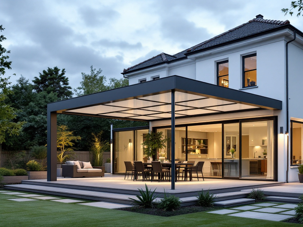 Terrassenuberdachung Selber Bauen Alu