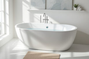 Badewanne mit abgenutzter Emaille » Pflege & Lösungen