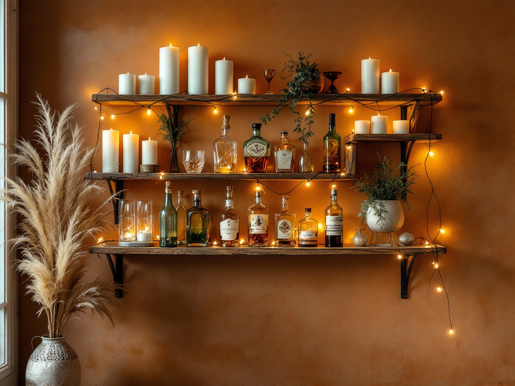 Beleuchtetes Bar Regal gestalten » Tipps & Ideen