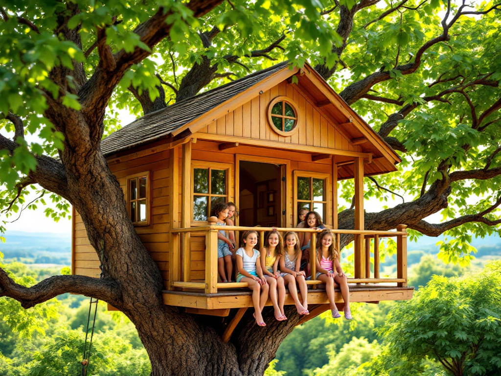 Baumhaus basteln: Vorlagen für kreative Ideen » Inspirationen