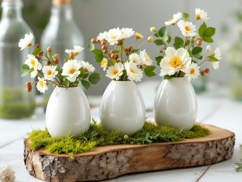 Fruhlingsdeko Basteln Mit Naturmaterialien