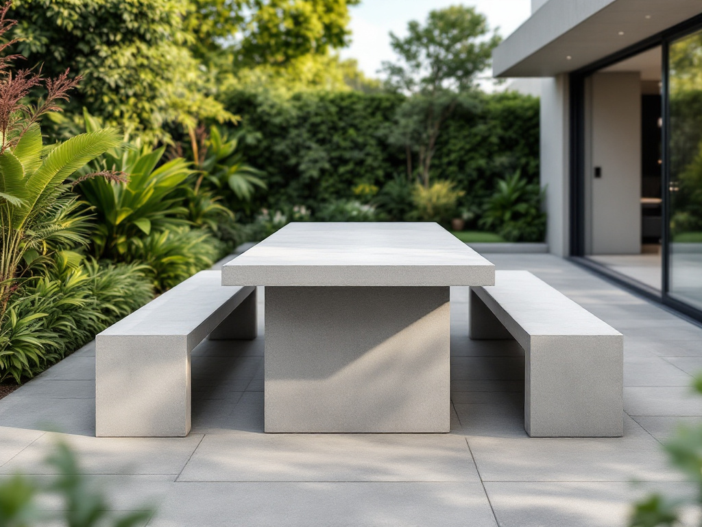 Gartentisch aus Beton selber bauen » Schritt-für-Schritt Anleitung