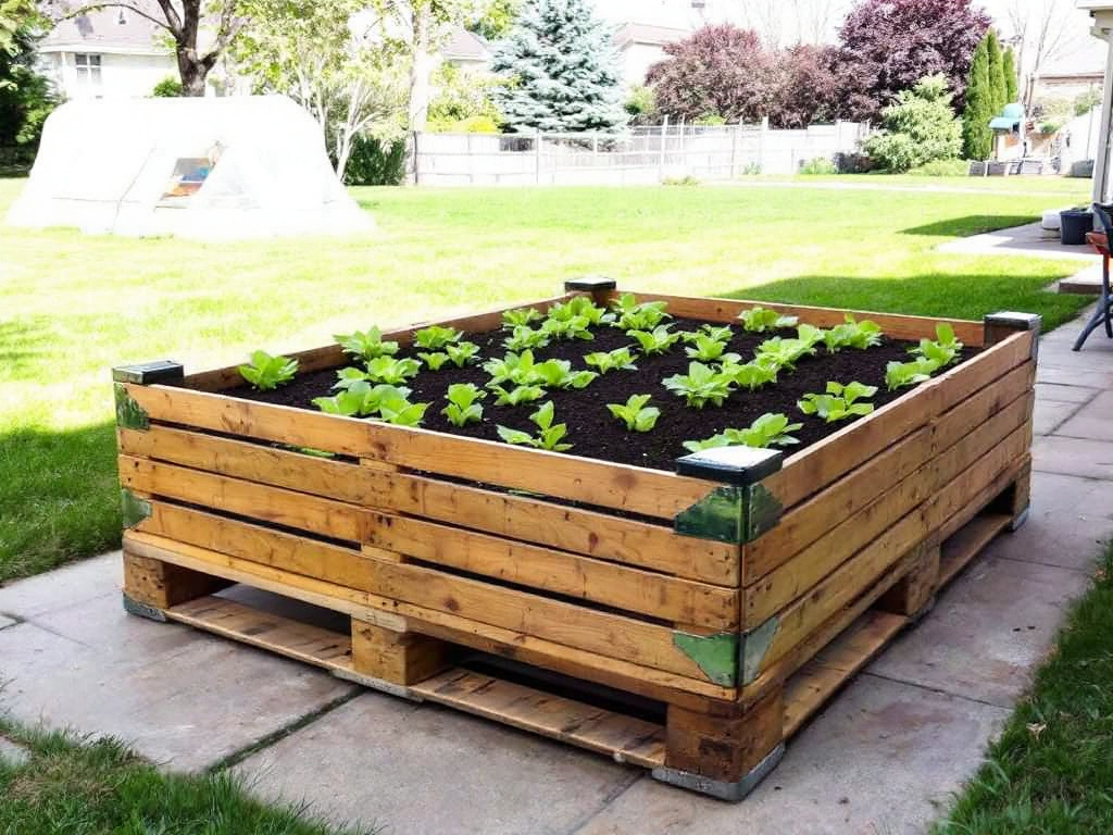 Hochbeet aus Paletten selber bauen » Schritt-für-Schritt Anleitung