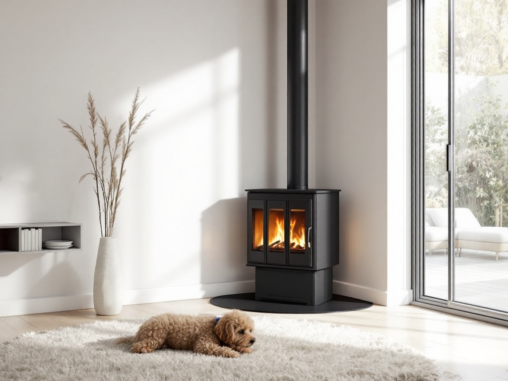 Kaminofen in der Ecke aufstellen » Sicherheit & Ideen