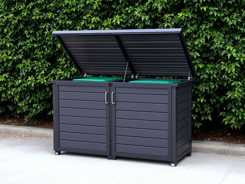 Mülltonnenbox selber bauen aus WPC » So geht's!