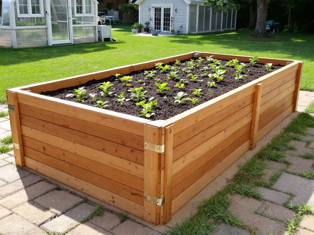 Noppenfolie im Hochbeet befestigen » Tipps und Methoden