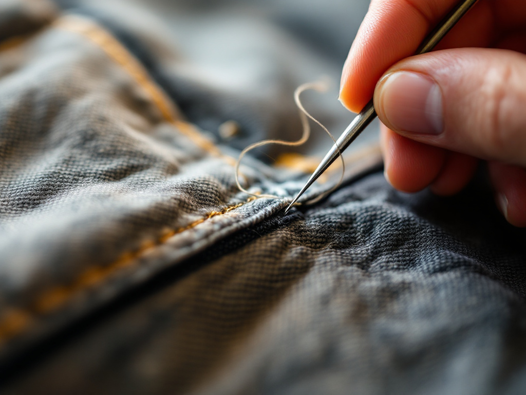 Offene Naht reparieren ohne Nähmaschine » So gelingt's!