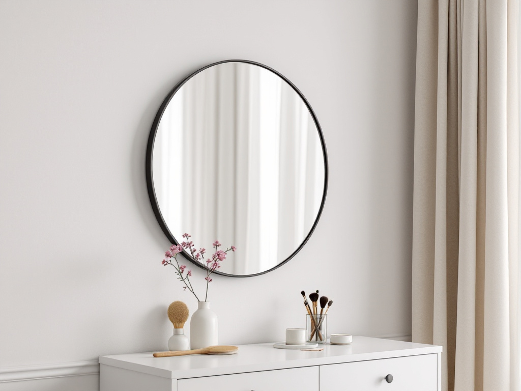 Elegantes Schwere Spiegel Aufhangen Bild