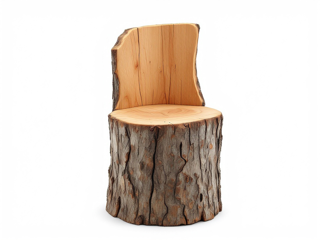 Baumstamm Hocker Selber Machen