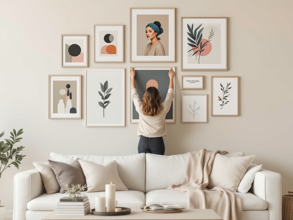 Viele Fotos aufhängen » Tipps für Ihre Wandgestaltung