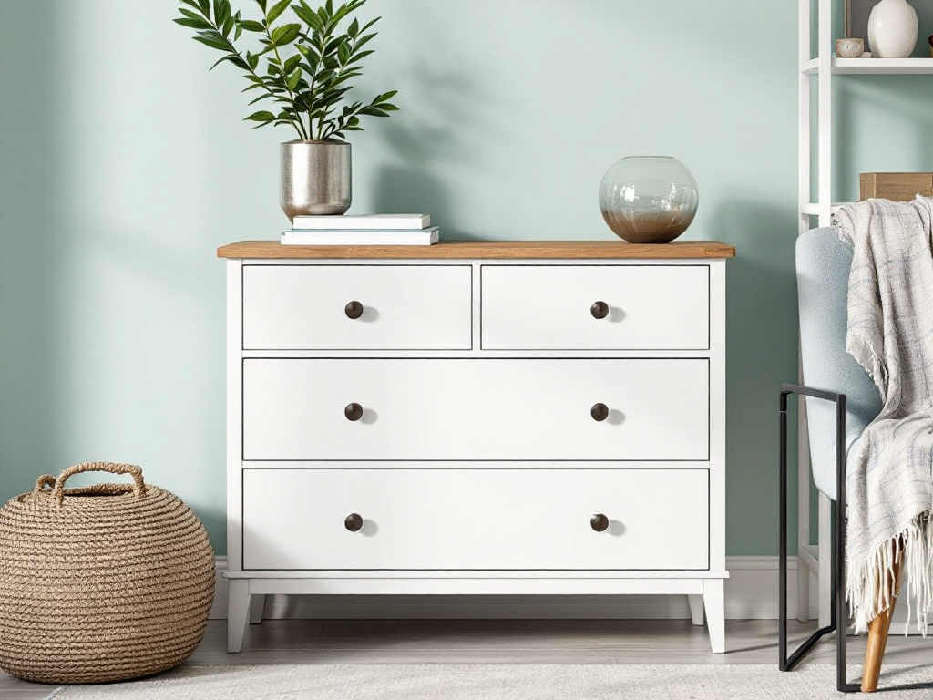 Weiße Kommode dekorieren » Kreative Ideen und Tipps